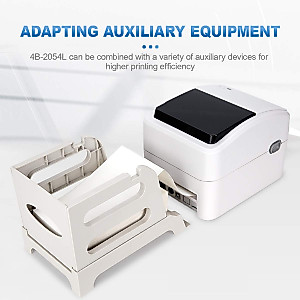 Micmi Shipping Label Printer, Thermal Support Amazon Ebay PayPal Etsy Shopify Shipstation Stamps.com Ups USPS FedEx DHL Support Windows, Roll & Fanfold Thermal Direct Label for Printer 4x6 inch