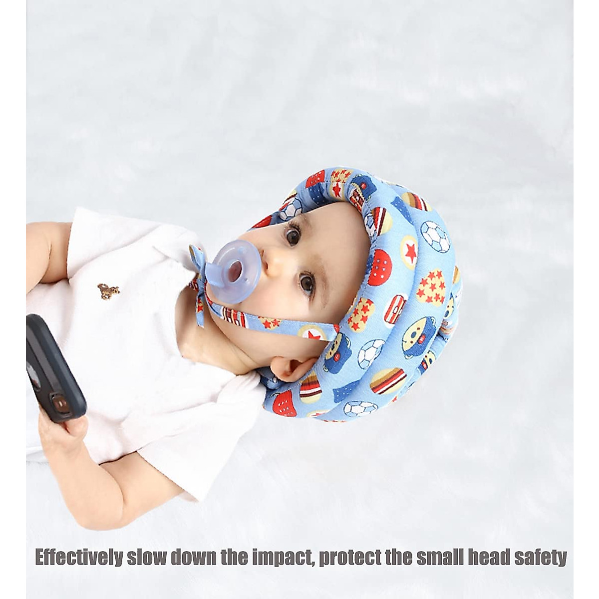 Baby Safety Helmet for Walking Crawling Baby Head Bumper Protection Hat Toddlers Head Protective Cushion Hat Lightweight