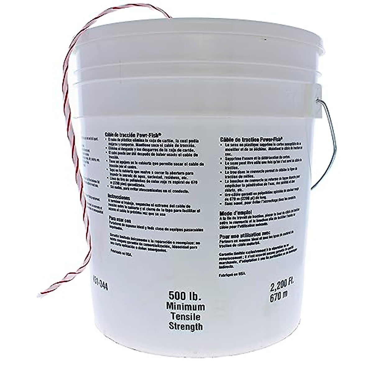 IDEAL Electrical 31-344 Powr-Fish Pull-Line 2,200 ft. Bucket