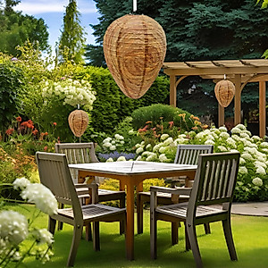 4 Packs of Fake Wasp Nests, Waterproof Material Wasps Nests