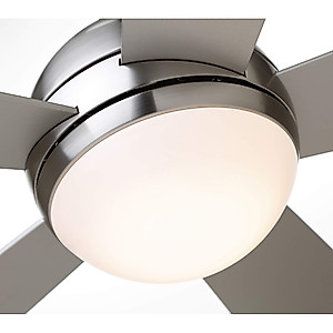 Luminance Kathy Ireland Home Astor, 52 Inch, Brushed Steel