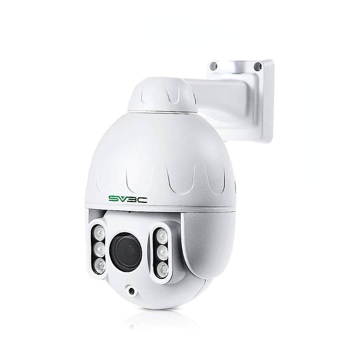 SV3C PTZ Poe Camera Outdoor 5MP Onvif Security Camera, 5X Optical Zoom, Auto Focus, Two-Way Audio, HD Night Vision, Waterproof, APP Motion Alerts, RTSP, Remote View, 24/7 Recording, Wired