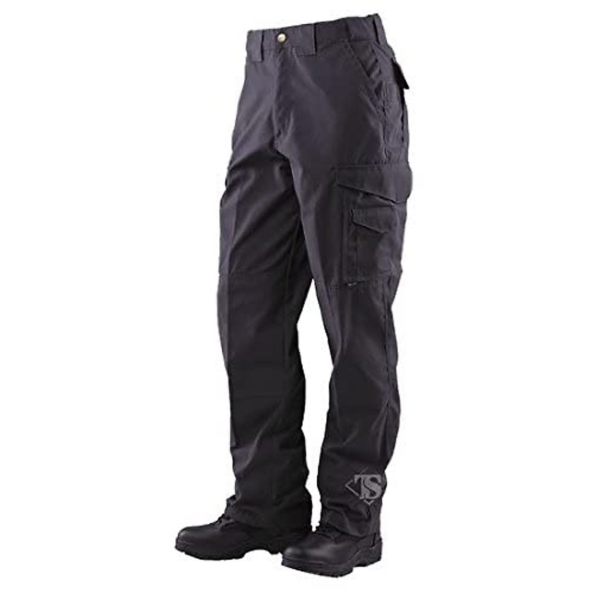 Tru-Spec Men's 24-7 Series Original Tactical Pant - Reliable Pants for Men - Ideal for Hiking, Camping, EMT, and Tactical Use - 65% Polyester, 35% Cotton - Black - 42W x 34L