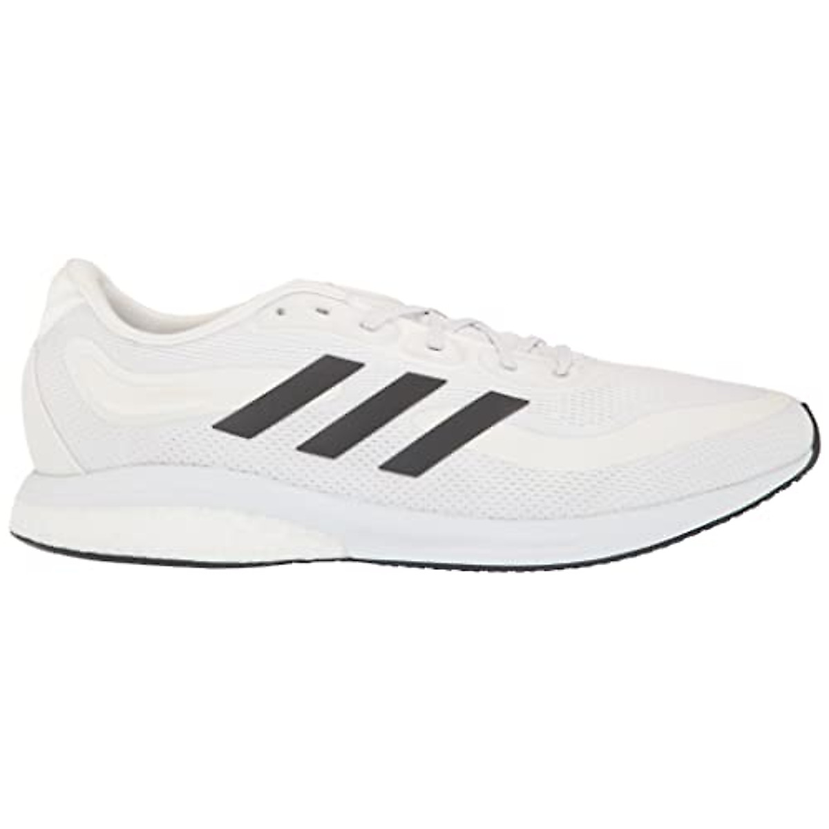adidas Men's Supernova + Running Shoe, White/Core Black/Dash Grey, 6