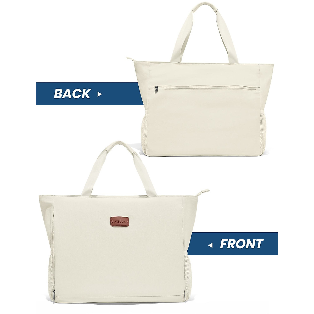 Ewedoos Yoga Bag Large Yoga Mat Bag Gym Duffle Bag Sports Tote Bag and Carriers Fits All Your Stuff for Yoga Travel Gym