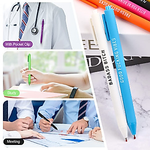 Niziline 11/22Pcs Swear Word Daily Pen Set, Yocartgo Pens, Funny Pens, Funny Office Gifts (11)