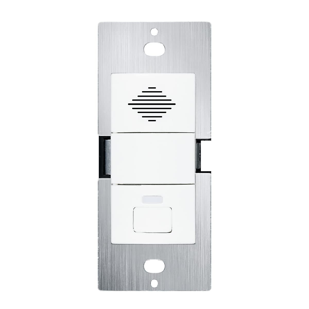 Tech Drive Super Quiet 110 CFM, 1.2 Sone Bathroom Ventilation and Exhaust Fan with In-Wall Humidity Sensor and Countdown Timer Switch, White