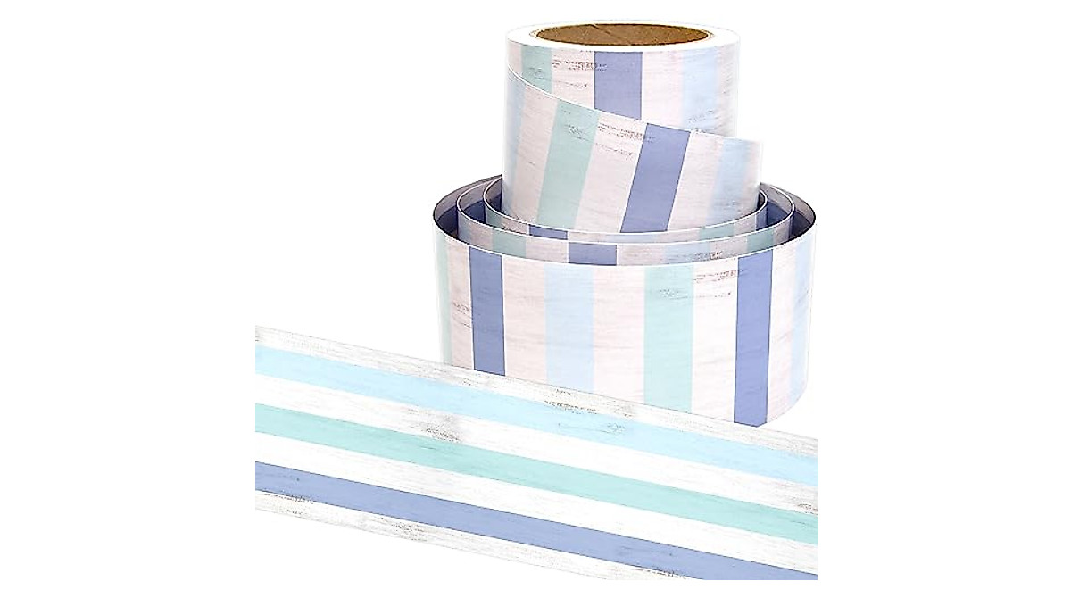 Calming Blue Bulletin Board Borders for Classrooms