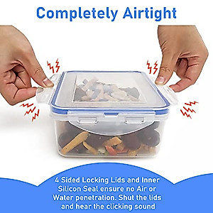 ZHOMA 28 PCS Food Storage Containers Set - Kitchen Sealed Jar with Lid Moisture-Proof Fresh-Keeping Box for Whole Grains