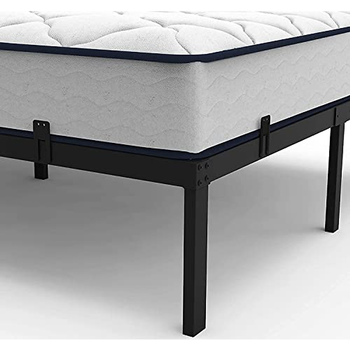 Breezehome 6 Pcs Non Slip Mattress Gaskets for Bed, Anti-Slip Baffle Fit for 0.98 Inches Wide Metal Bed Frames, Easy Assembly