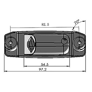 CCD Color Car Back Up Rear View Reverse Parking Camera for Hyundai Tucson Accent Elantra Terracan Veracruz Sonata