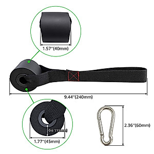 TheFitLife Exercise and Resistance Bands Accessories - Attachment for Workout Bands, Pull Up Bands, Cable Machines, Strength Training Excersize Equipment (Door Anchor)