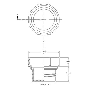 Caplugs 99394975 Plastic Threaded Plug for SAE O-Ring Ports. PDO-112, PE-HD, to Plug Thread Size 1 1/16-12", Red (Pack of 100)