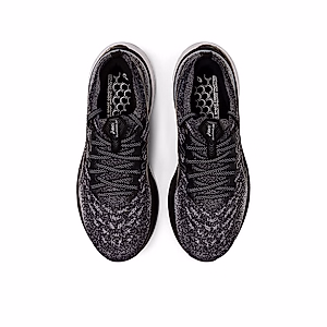 ASICS Women's Gel-Kayano 29 Mesh Knit Running Shoes, 9, White/Black