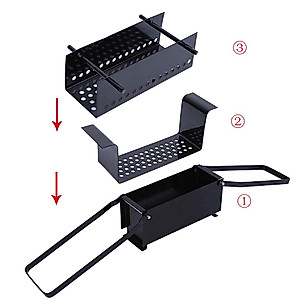 Paper Brick Maker, DIY Recycle Newspaper Briquette Maker Press Heavy Duty Iron Manual Waste Paper Log Maker for Heating Fire Stove Home Tool