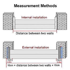 Garage Door Rain Water Barrier, 23.6in Tall Reusable Flood Control Barriers for Outside Home/ Yard / Switch Room / Stairway/ House Door, Aluminum Threshold Seal Water Baffle Dam ( Color : H 23.6in/60c