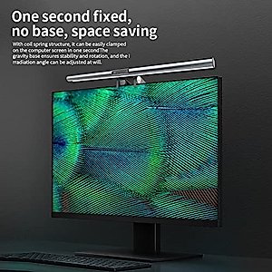 XINBAOHONG Screenbar E-Reading LED Computer Monitor Light Task Lamp, Gaming Lights, USB Powered Office Lamp with Backlight, Adjustable Brightness/Color Temperature Reading Light