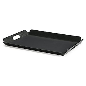 G.E.T. RST-1523-BK Non-Skid Room Service Serving Tray, 15.25" x 21.25", Black