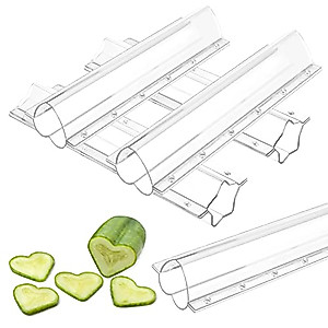 Alipis Cucumber Growth Molds Garden Vegetable Growth Forming Mould Heart Star Shaped Fruit Shaping Tools Planting Molds, 4Pcs