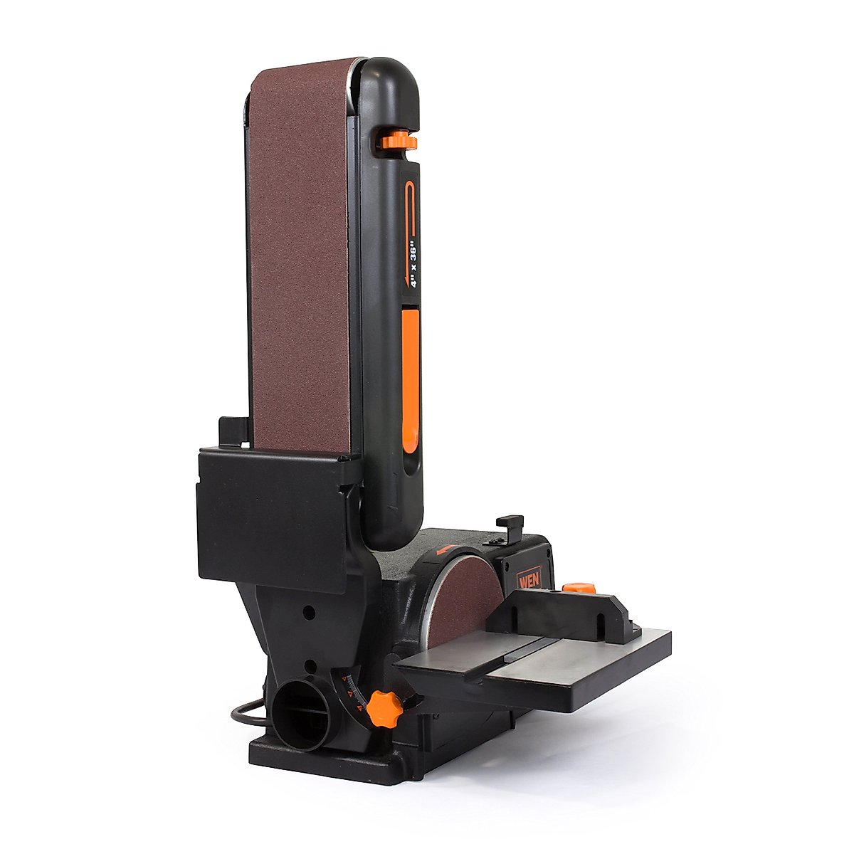 WEN 3921 16-inch Two-Direction Variable Speed Scroll Saw & 6502T 4.3-Amp 4 x 36 in. Belt and 6 in. Disc Sander with Cast Iron Base