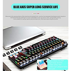 Four Steps Six Row Suspension 87 Keys Gaming Keyboard