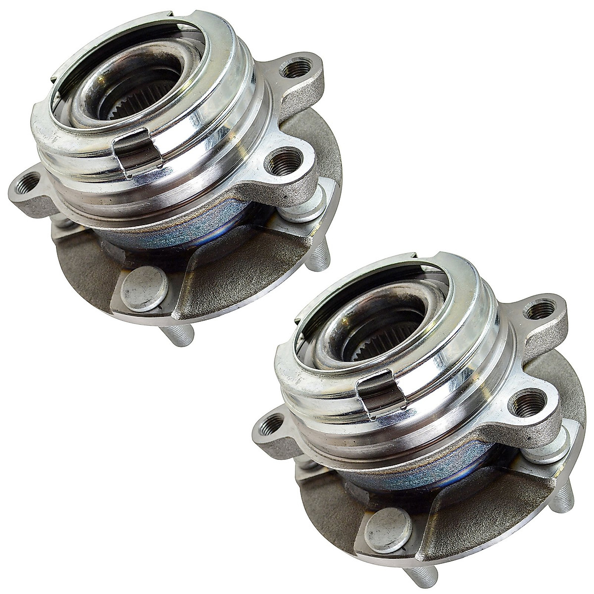 TRQ Front Wheel Hub Bearings Assembly Set Compatible with 2013 Infiniti JX35 2019-2021 QX50 2014-2020 QX60 2007-2018 Nissan Altima 2009-2022 Maxima 2009-2018 Murano 2013-2020 Pathfinder