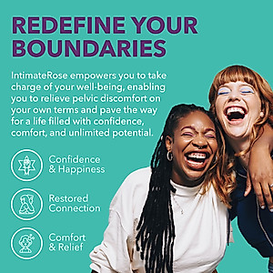 IntimateRose Pelvic Wand with Vibration for Pelvic Muscle Pain Relief - Pelvic Physical Therapy Use for Trigger Point & Tender Point Release for Men & Women