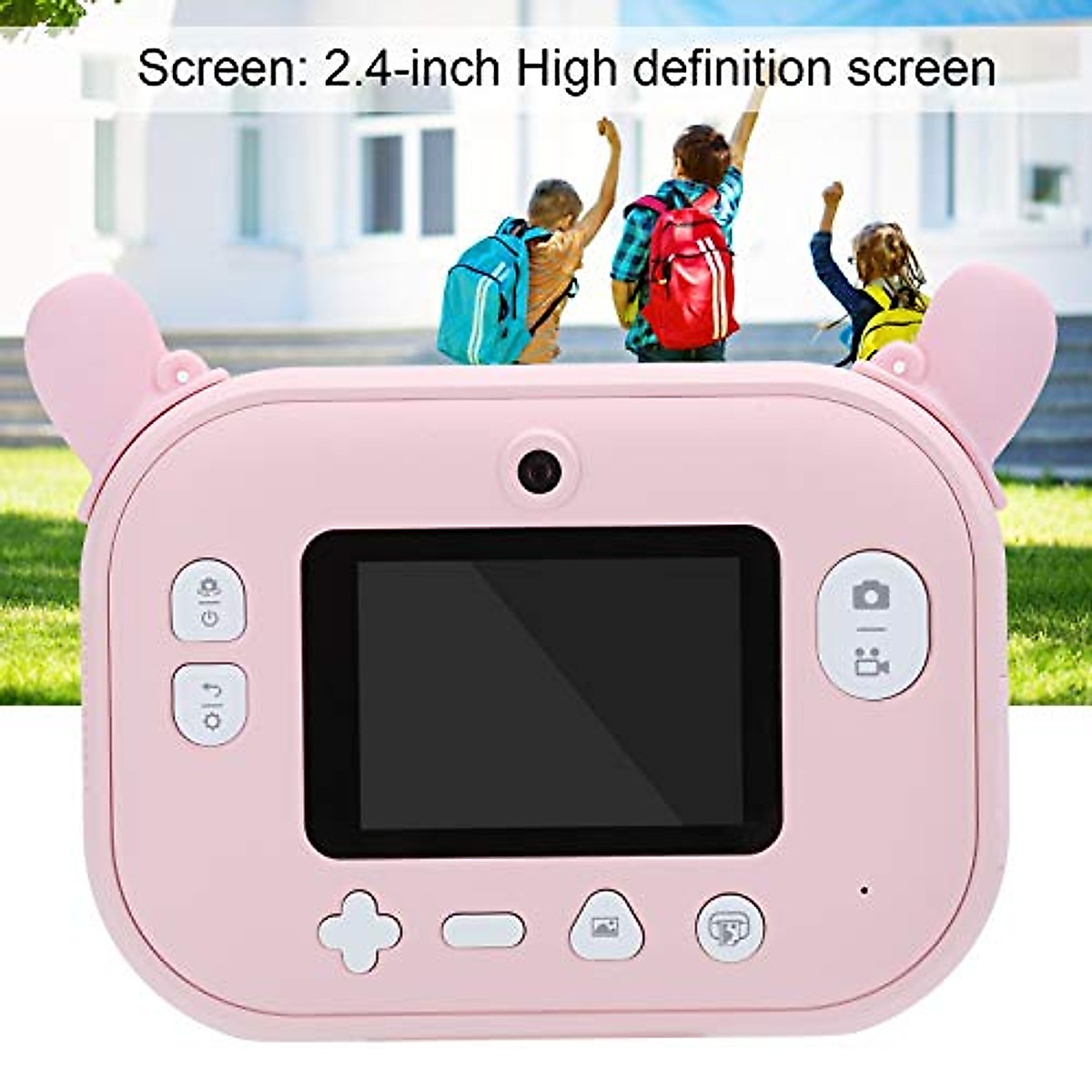 CHICIRIS Durable Children Camera, Clearly View Kids Camera, Cute Cartoon Camera, for Photos Print Photography