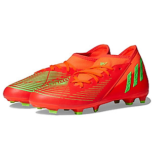 adidas Unisex-Child Edge.3 Predator Firm Ground Solar Red/Solar Green/Black 3.5 Big Kid