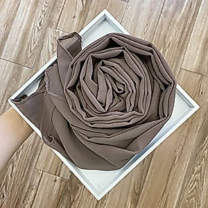 NOOR 5 pcs Hijab Scarfs for Women - Premium Quality Chiffon Hijab, Soft and Lightweight. Hijab Gift Box - 5 Colors Set (Mix Colors 1)