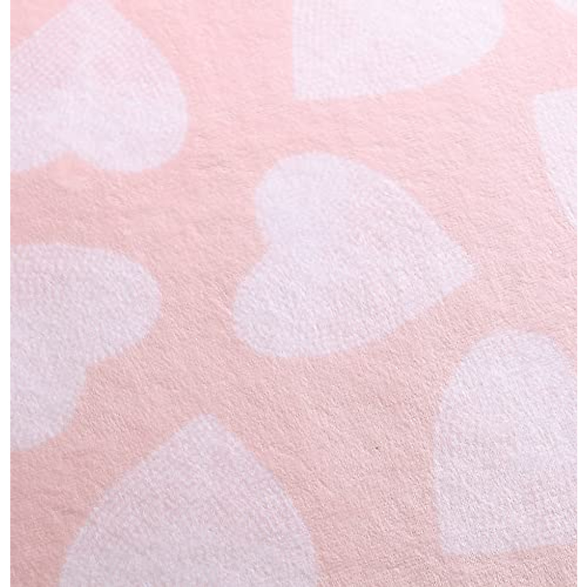 Betsey Johnson Home | Plush Collection | Throw - Ultra-Soft & Cozy Fleece, Lightweight & Luxuriously Warm, Perfect for Bed or Couch, Dotted Heart 50 x 70