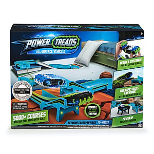 WowWee Power Treads - All-Surface Toy Vehicles - Extreme Takeover Pack - 70+ Pieces Deluxe Set (Amazon Exclusive) - FFP Packaging