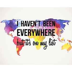 CafePress I Haven't Been Everywhere But It's On My List Mugs Ceramic Coffee Mug, Tea Cup 11 oz