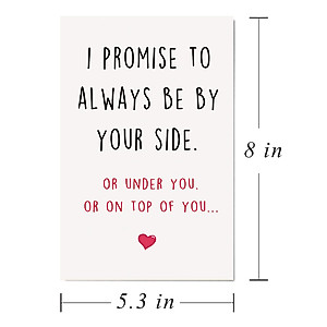 Alzombi Funny Anniversary Card, Birthday Card, Card for Boyfriend Husband Fiance Girlfriend Wife Fiancee