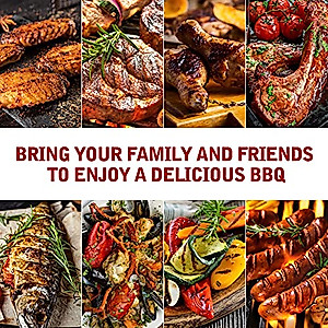 CUSIMAX Charcoal Grill Portable BBQ Grill Kettle 22.5 inch, Outdoor Grills & Smokers for Patio Backyard Barbecue Camping, Black