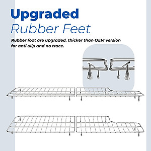 ANTOBLE K-6639-ST Sink Rack Compatible with Kohler Whitehaven Farmhouse Cairn K-6488 K-6489 K-27785 Bottom Basin Rack Kitchen Sink Protector 36" for Kohler Stainless Steel Sink Grid Replacement Part