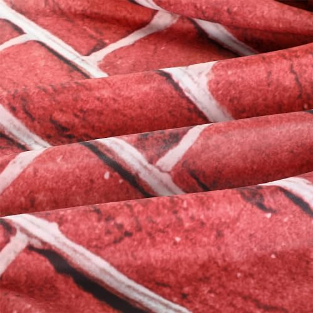 VitalCozy 10 x 8 Ft Brick Wall Backdrop for Photography Polyester Fabric Brick Photo Backdrop Brick Photo Background Photo Studio Props Banner for Graduation Newborn Birthday Party(Red)