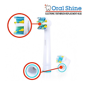 The Best Oral B Electric Toothbrush Replacement Heads | Remove Plaque & Decrease Gingivitis | Oral B Replacement Heads | 4 Regular Oral B Electric Toothbrush Heads + 4 Free Soft Brush Oral B Heads (8)