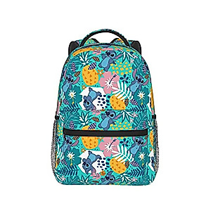 KOKZIP Unisex School Backpacks 3D Printed Funny Cartoon Laptop Backpacks Casual Durable Daypack 15.6 Inch