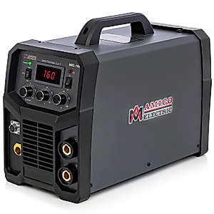 MIG-160, 160 Amp MIG/MAG/Lift-TIG/Stick Arc DC Welder, 3-in-1 Multifunction, Spool Gun Weld Aluminum: SPG15180