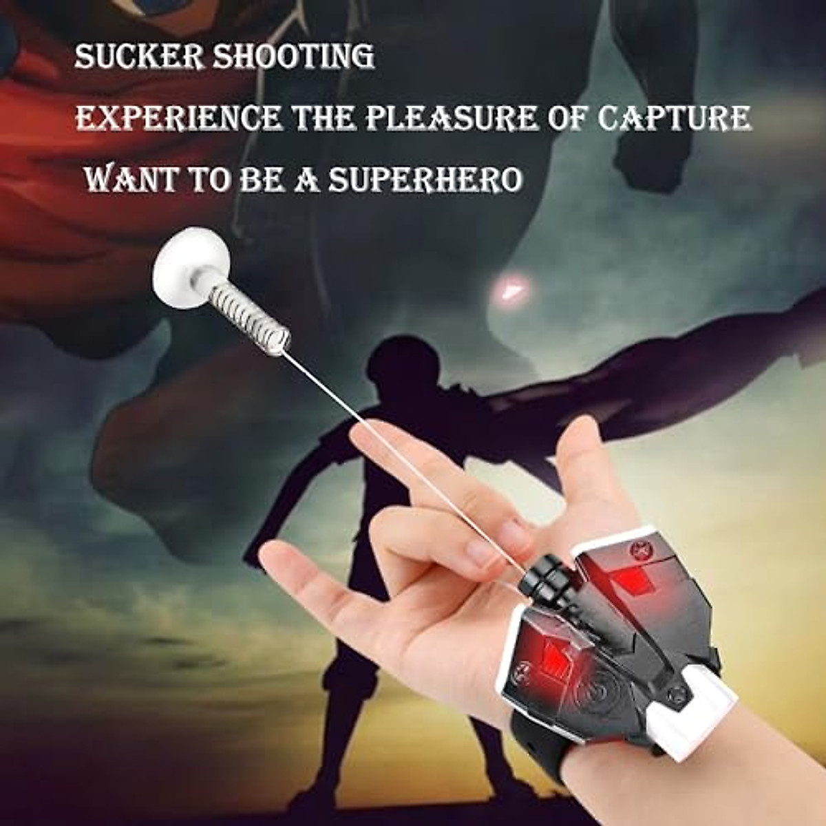 Web Launcher String Shooters Toy, Cool Gadgets String Shooter Real Silk-Can Grab Small Objects, Superhero Role-Play Cool Stuff Fun Toys Great for Men and Kids