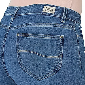 Lee Women's Sculpting Slim Fit Skinny Leg Jean, Luna, 10 Short