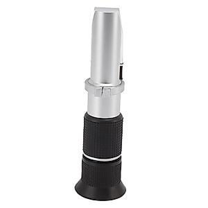 3 in 1 Refractometer, Clear Display Accurate Data Brix Refractometer High Accuracy Plastic Aluminum Adjustable Eyepiece for Food Industry