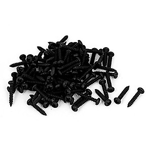 Aexit Computer PC Nails, Screws & Fasteners Case Fan Phillips Round Head Self Tapping Mounting Nut & Bolt Sets Screws 100pcs