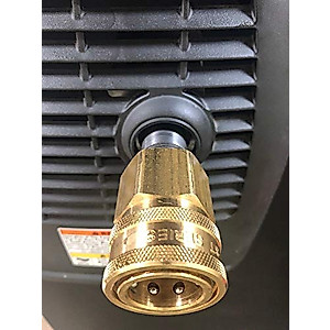 GenExhaust Compatible with Honda EU2200i/EU2000i Generator 1-1/2" Quick Disconnect Silicone Exhaust Extension 5 Foot Length