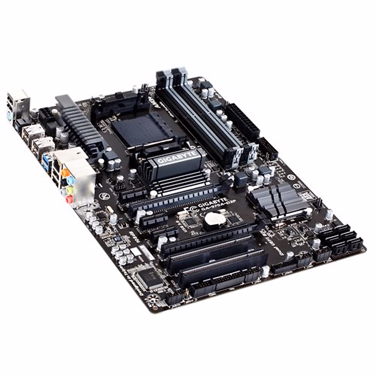 Gigabyte ATX Socket AM3+ AMD 970 Chipset 2000MHz DDR3 SATA III 6Gbps Ready AMD 9 Series FX Motherboards GA-970A-D3P