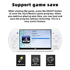JXD 4.3 inch 8GB Handheld Game Console Built in 1500 Games for Multiple simulators x6 Retro Video Game Console mp3/mp4/Ebook TV Out Portable Game Player