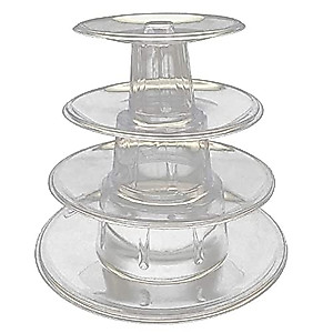 Candora 4-Storey Macaron Display Stand Cake Stand Macaron Tower(2 Sets)