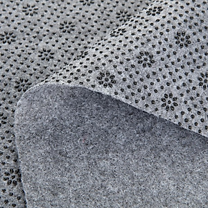 LOEQIAN 71 x 80 Inch Non Slip Final Backing Cloth, Vinyl Primary Tufting Cloth Backing Fabric, Non Slip Pad with Plum Blossom Pattern for Carpets Rug Tufting Gun Cushion Punch Needle, Rug Making