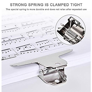 4 Inch Large Bull Paper Clips, Coideal 10 Pack Silver Metal File Money Binder Clip Clamps for Home Office School Supplies (Square)